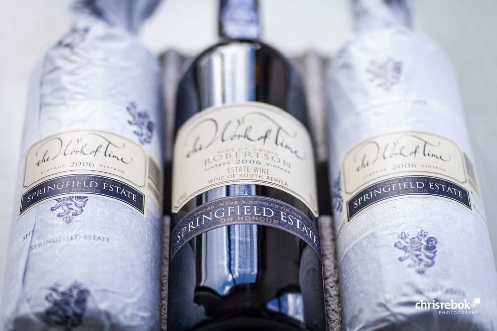 Bottle shot Springfield Work of Time » chris rebok wine photography